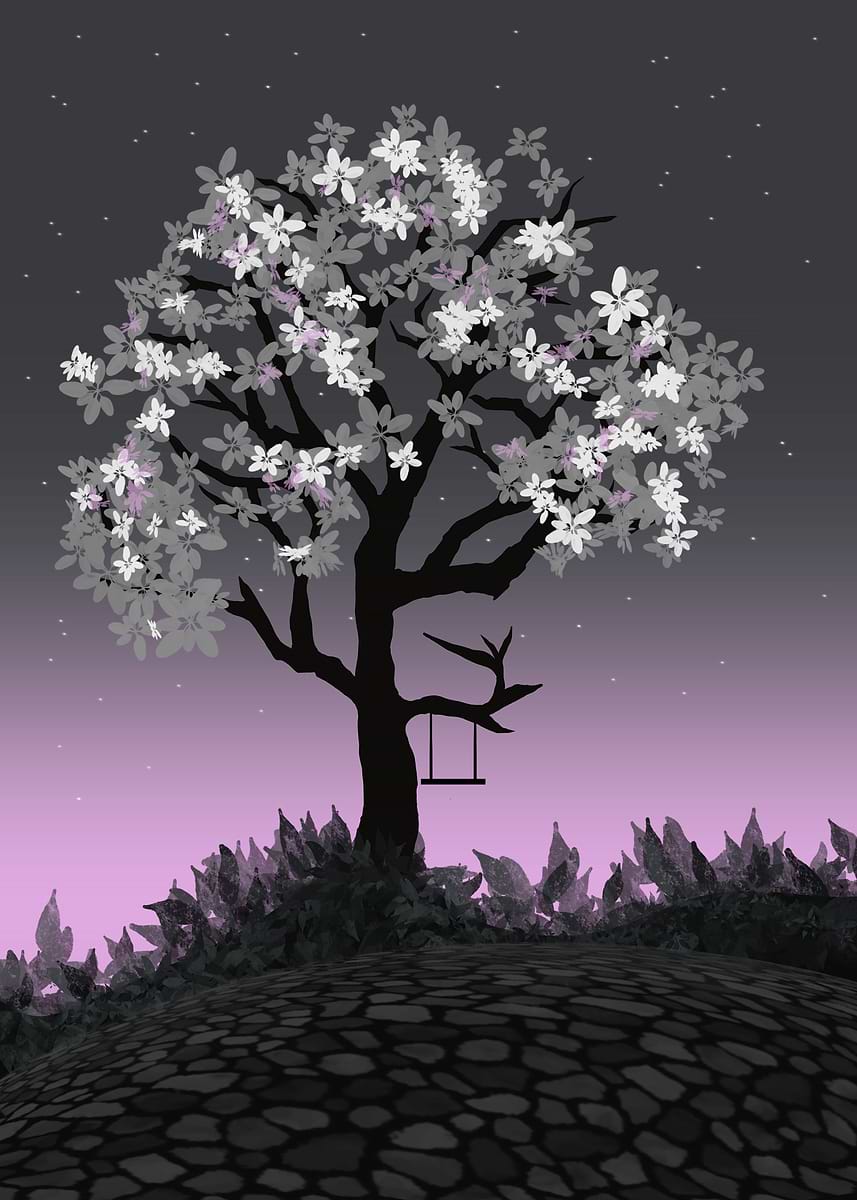'The Tree' Poster, picture, metal print, paint by Jae Billingham | Displate