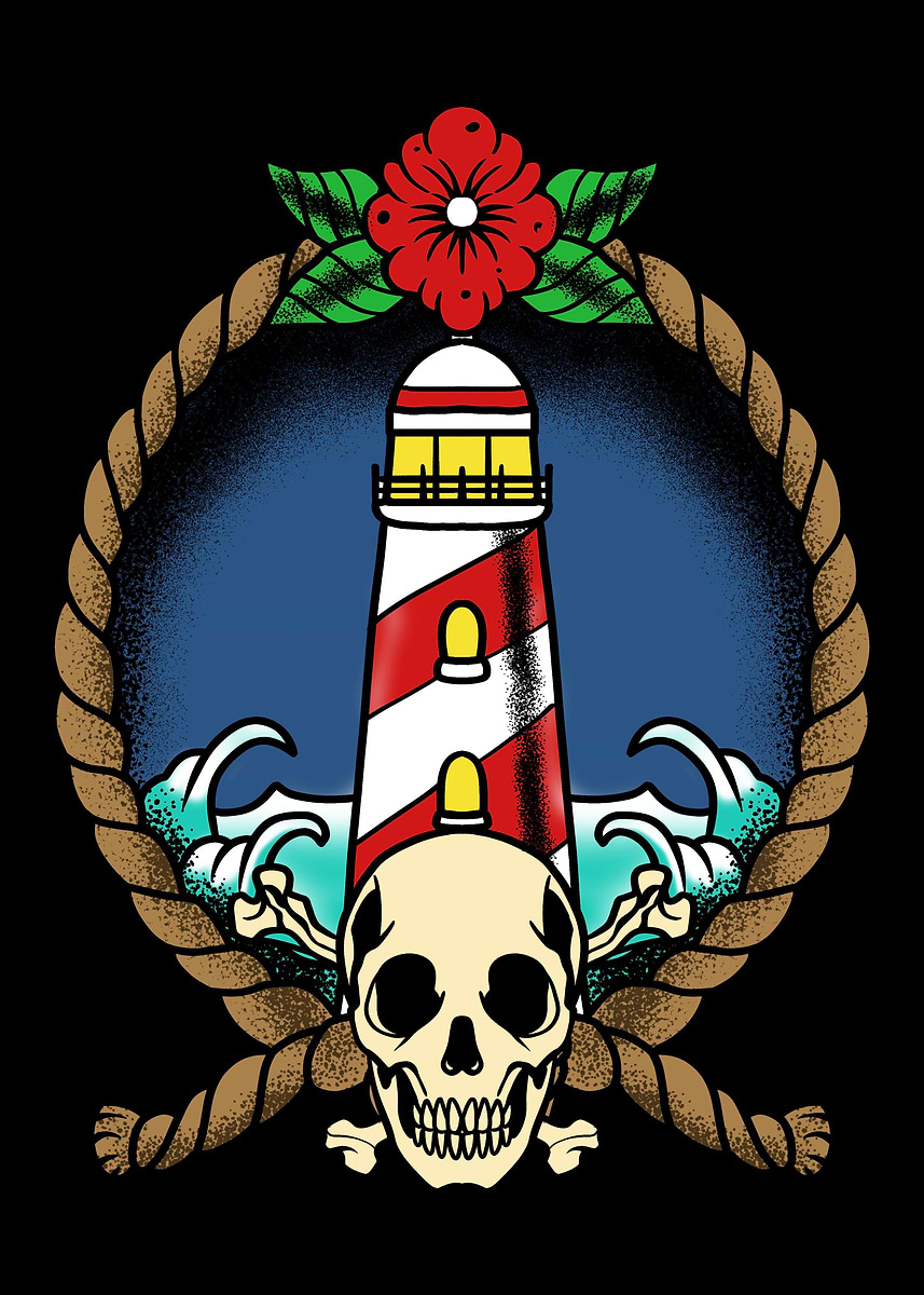 'Lighthouse' Poster, picture, metal print, paint by CrazySquirrel ...