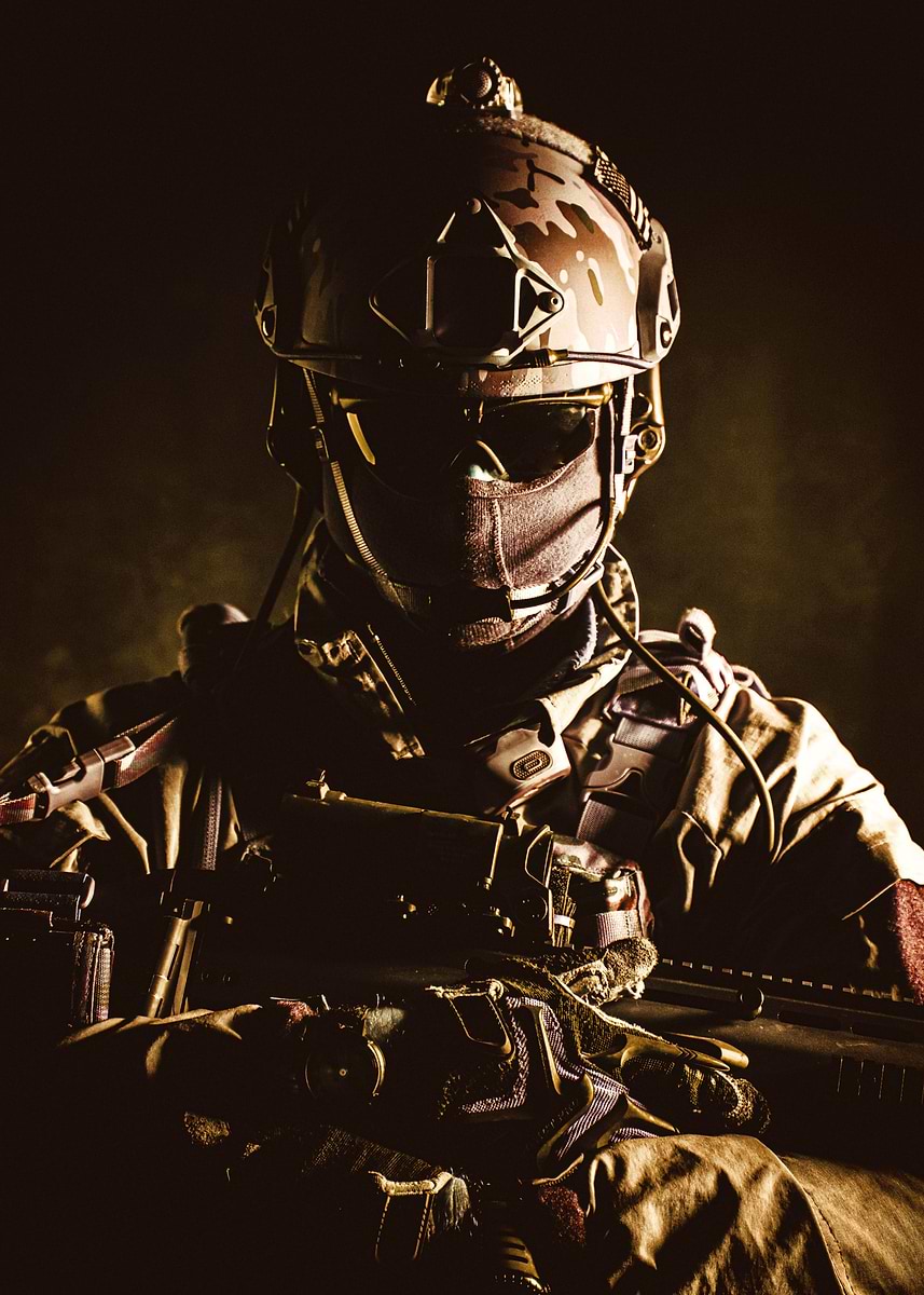 'Army soldier' Poster, picture, metal print, paint by Getmilitaryphotos ...