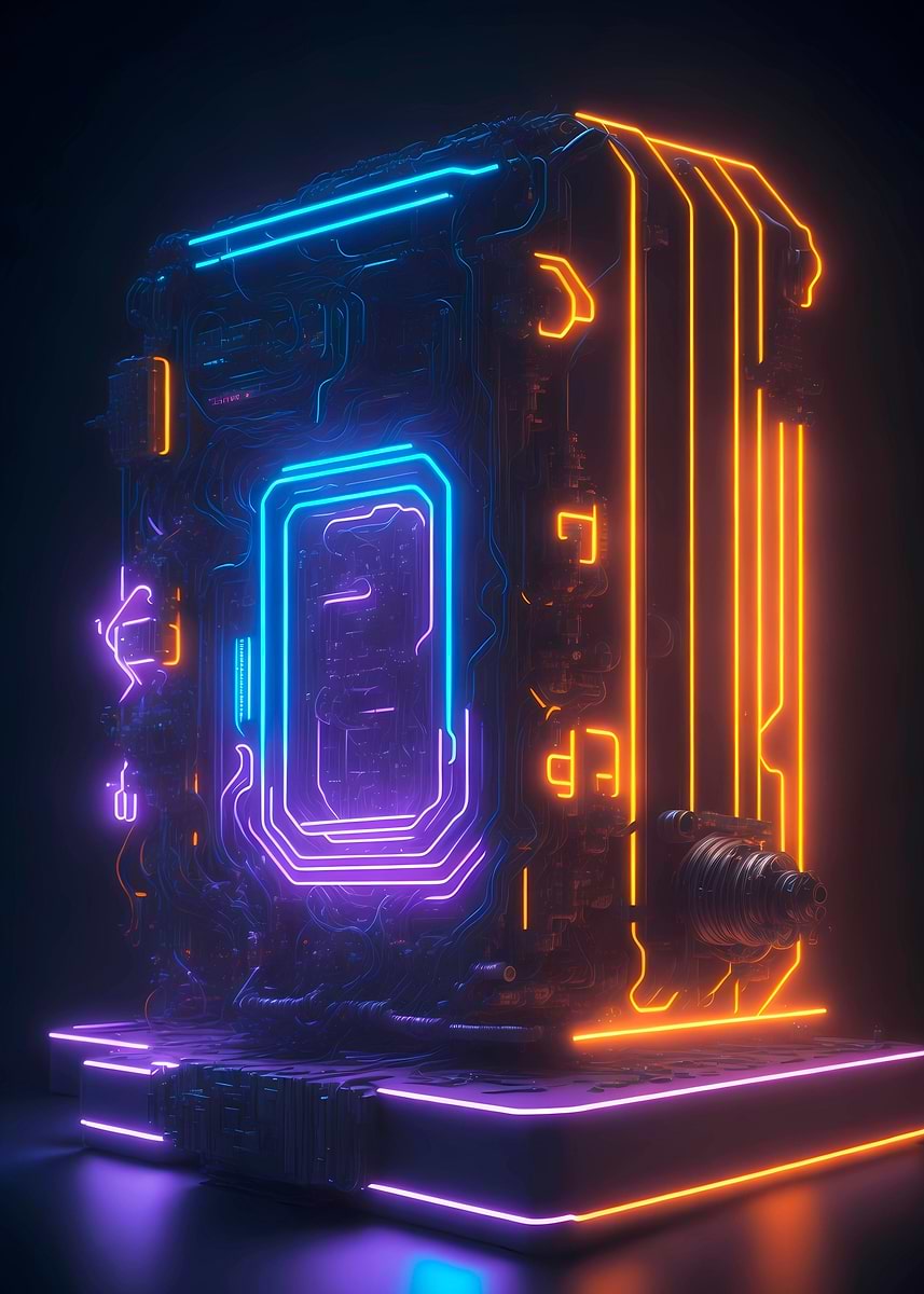 'Gaming Computer' Poster, picture, metal print, paint by ColorMe ...