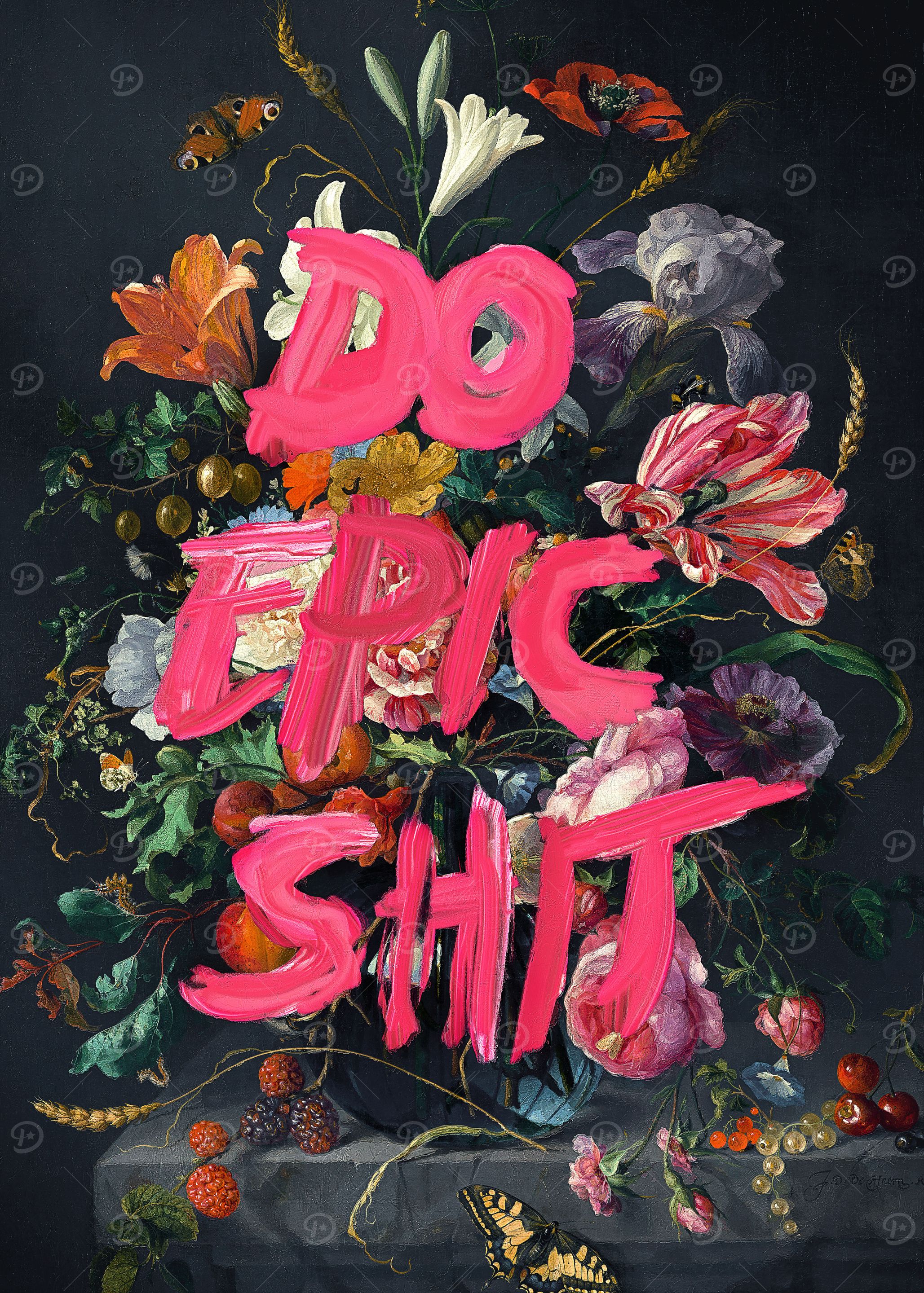 'Do Epic Shit' Poster, picture, metal print, paint by Haus of Gruen | Displate