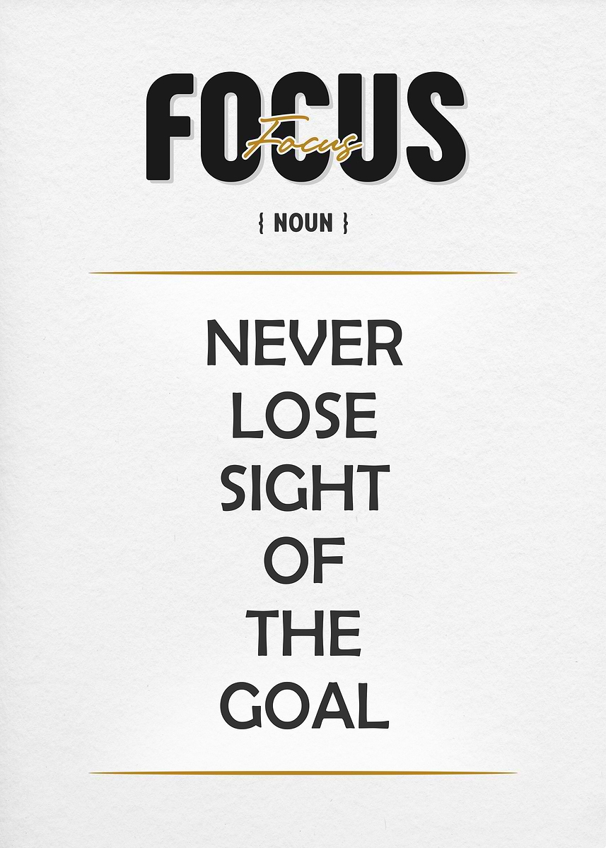 'focus trilogy' Poster, picture, metal print, paint by yunur mawan ...