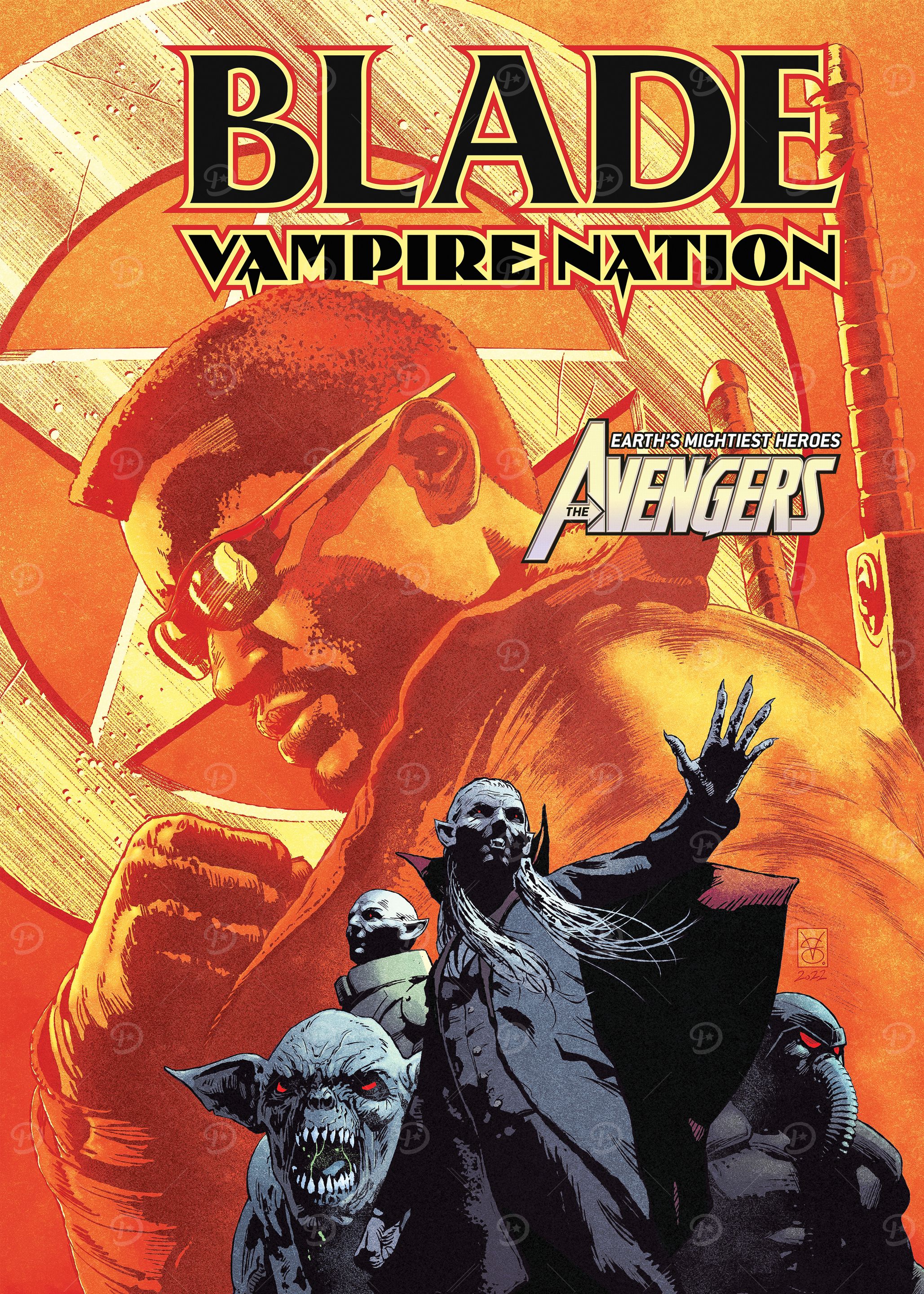 'Blade: Vampire Nation' Poster, picture, metal print, paint by Marvel ...