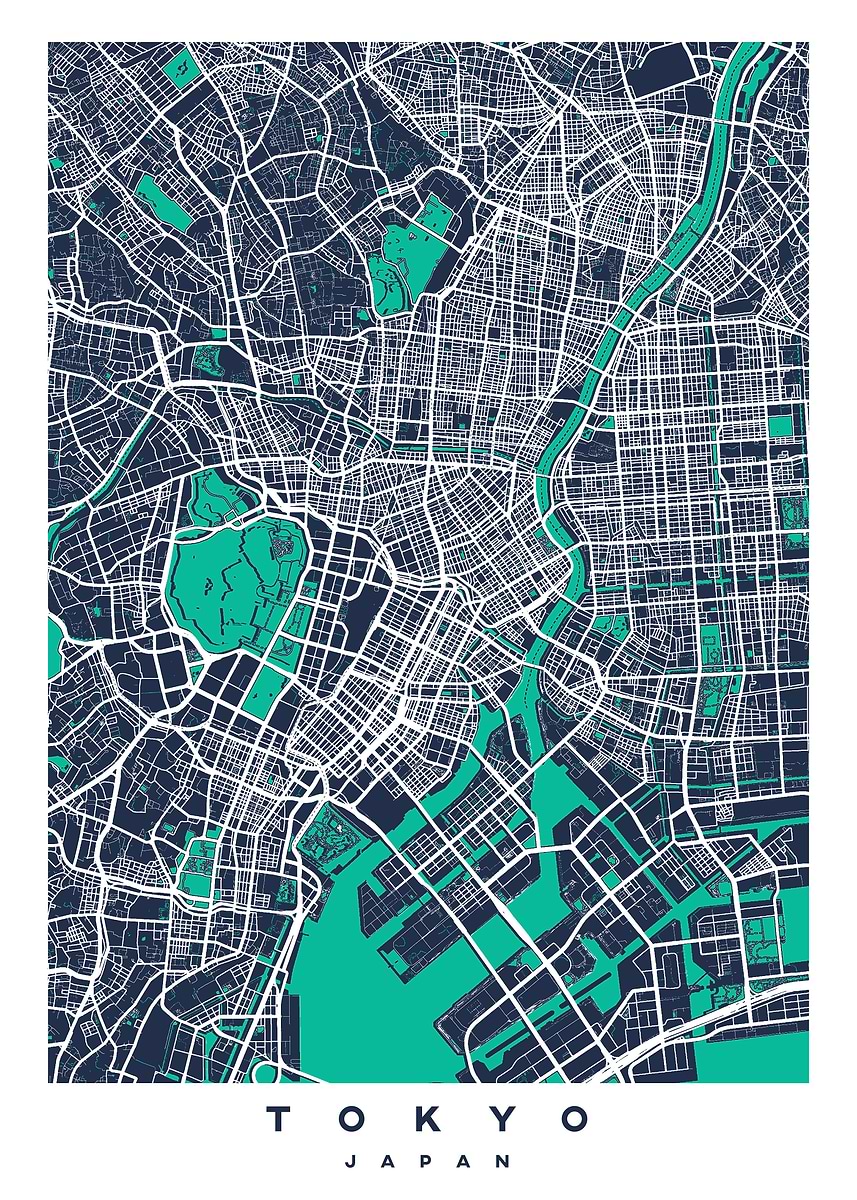 'Tokyo city ' Poster, picture, metal print, paint by iqbal Garint ...