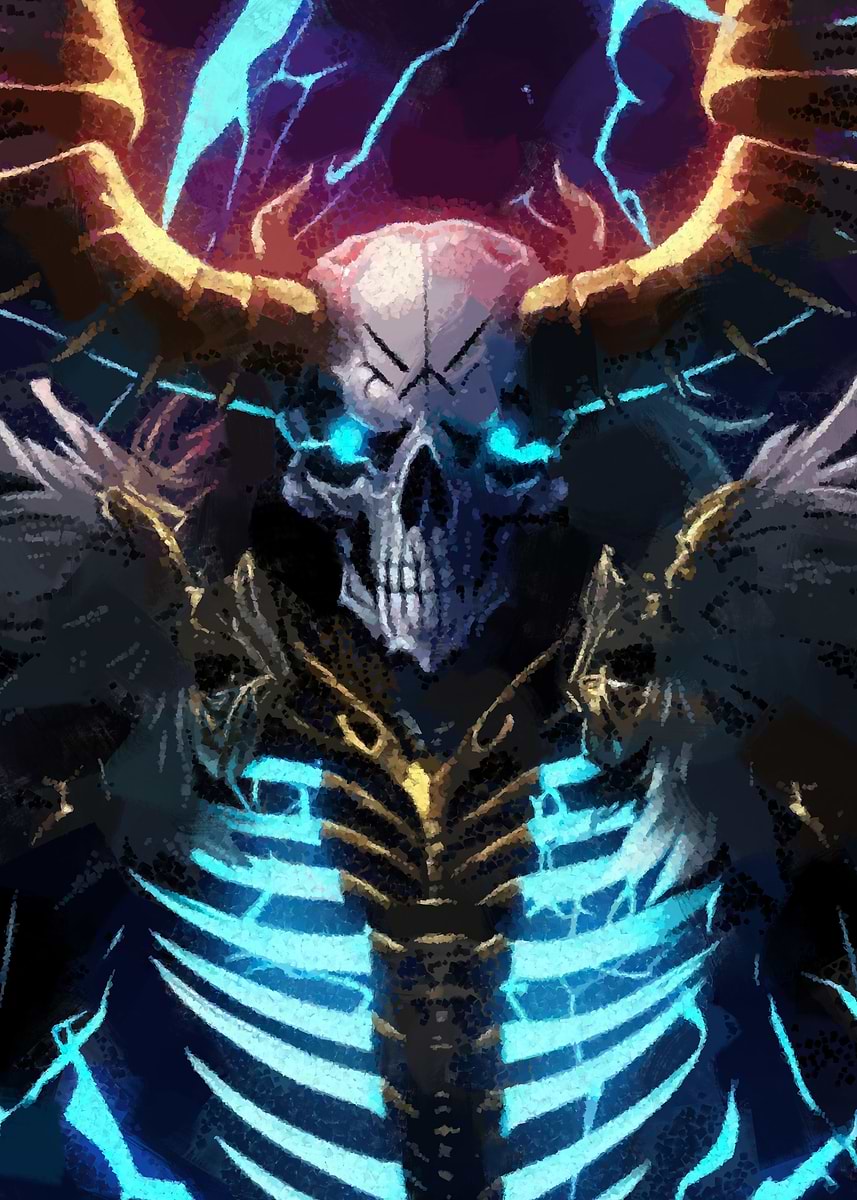 'Fantasy skeleton' Poster, picture, metal print, paint by Dark Zeka ...