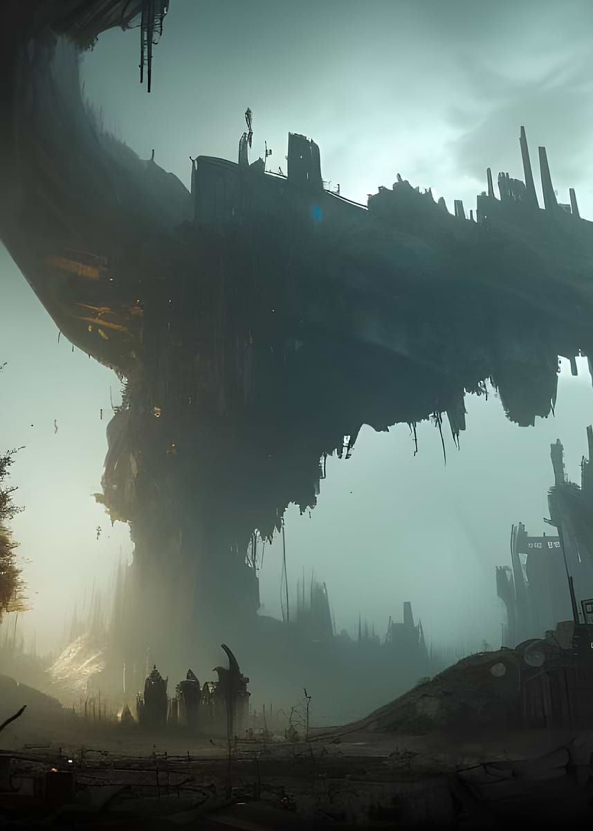 'Post Apocalyptic World' Poster, picture, metal print, paint by IANFO ...