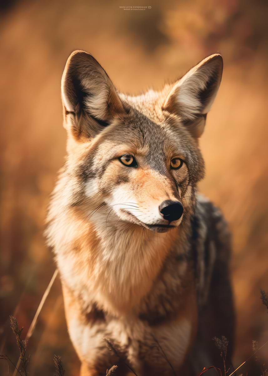'Cunning coyote' Poster, picture, metal print, paint by Zooscape ...