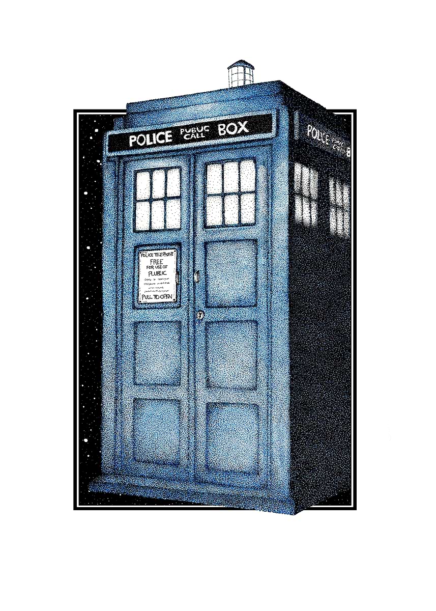'The Blue Box' Poster, picture, metal print, paint by ArtWorld Emporium ...