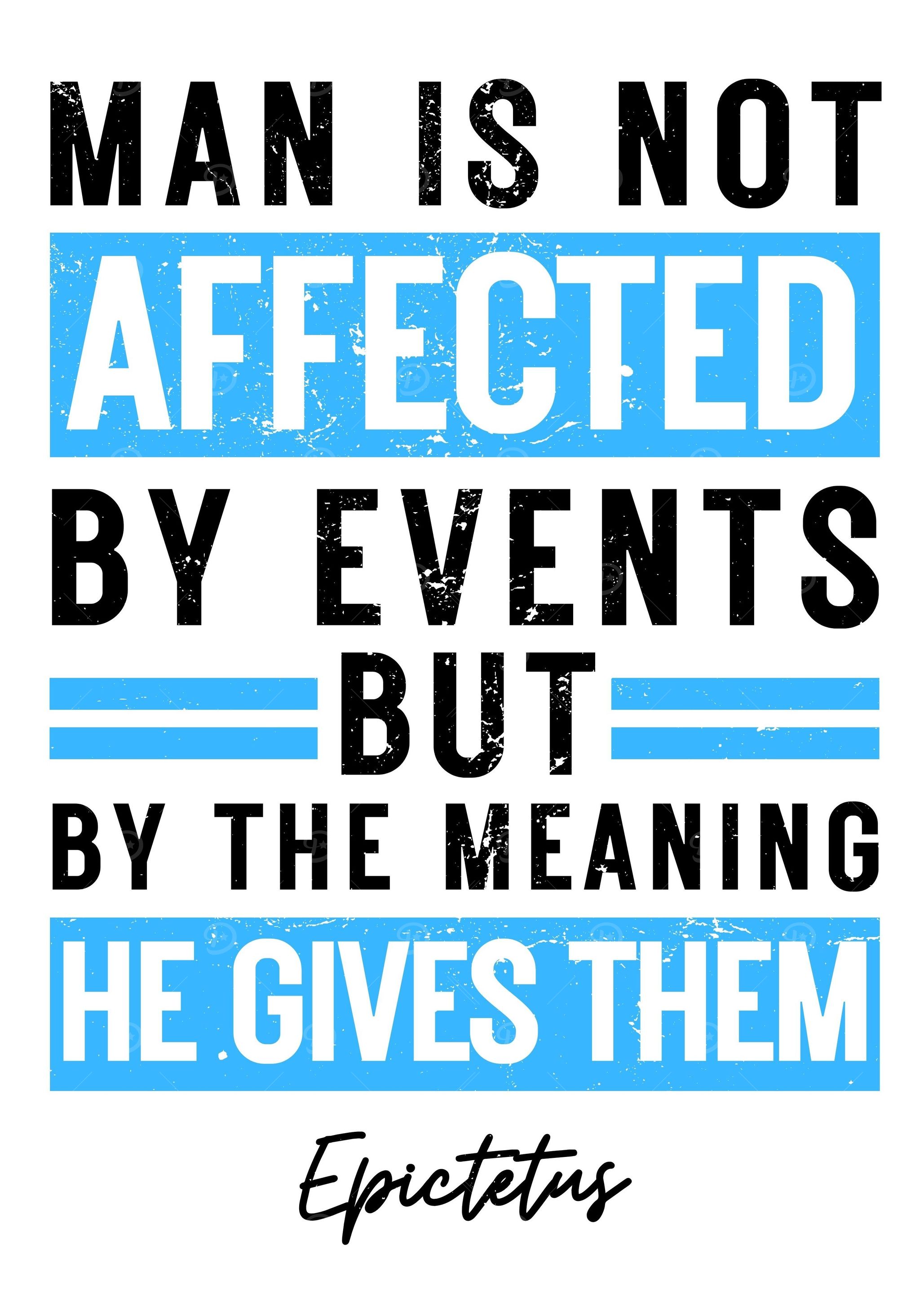 'Epictetus' Poster, picture, metal print, paint by Yess | Displate