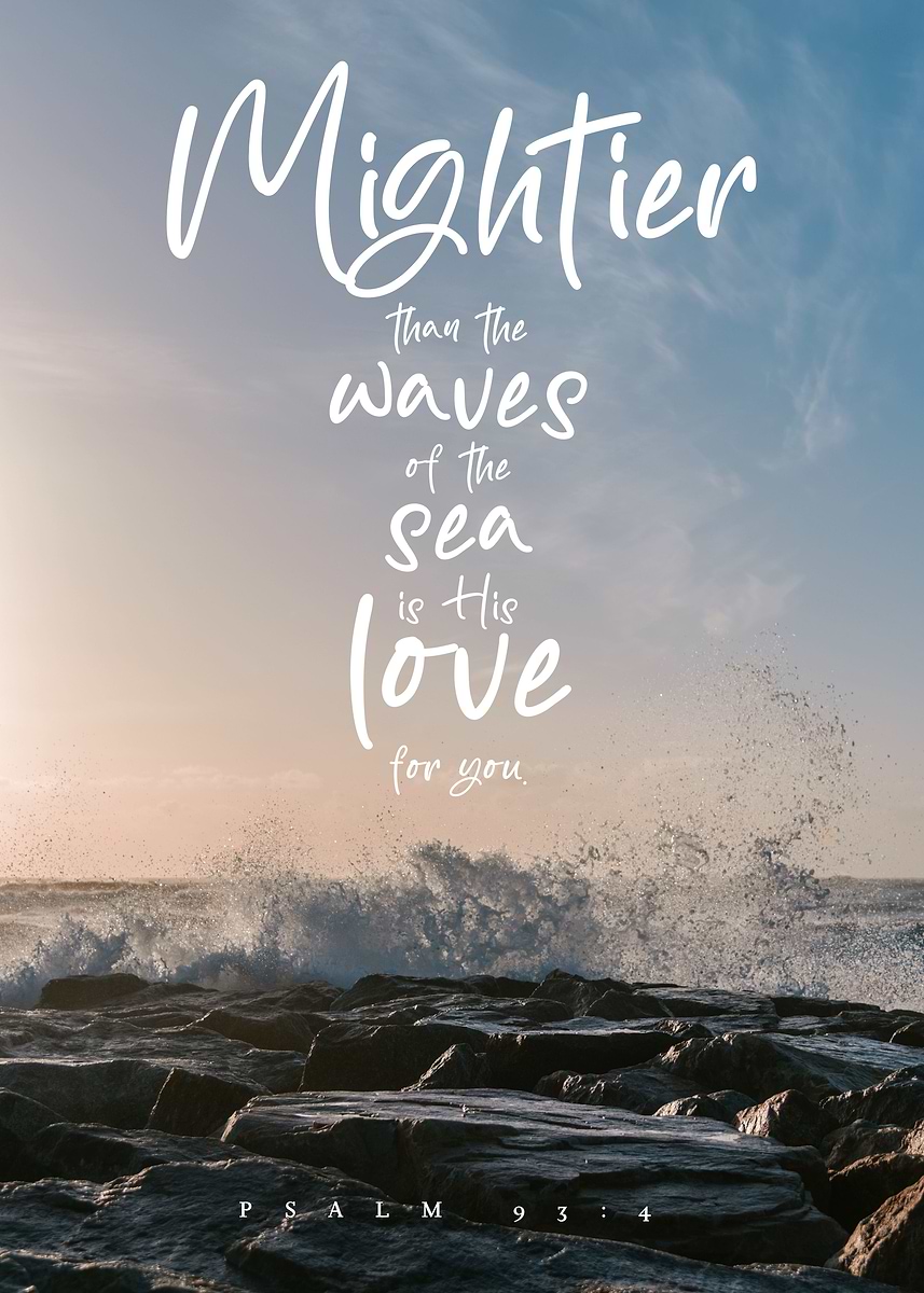'Bible Verses About the Sea' Poster, picture, metal print, paint by ...