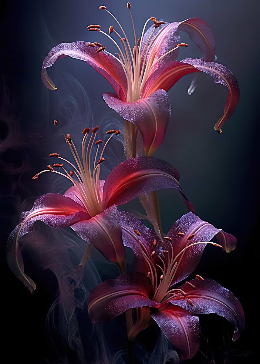 'Fading Beauty' Poster, picture, metal print, paint by GLITCHED ART ...