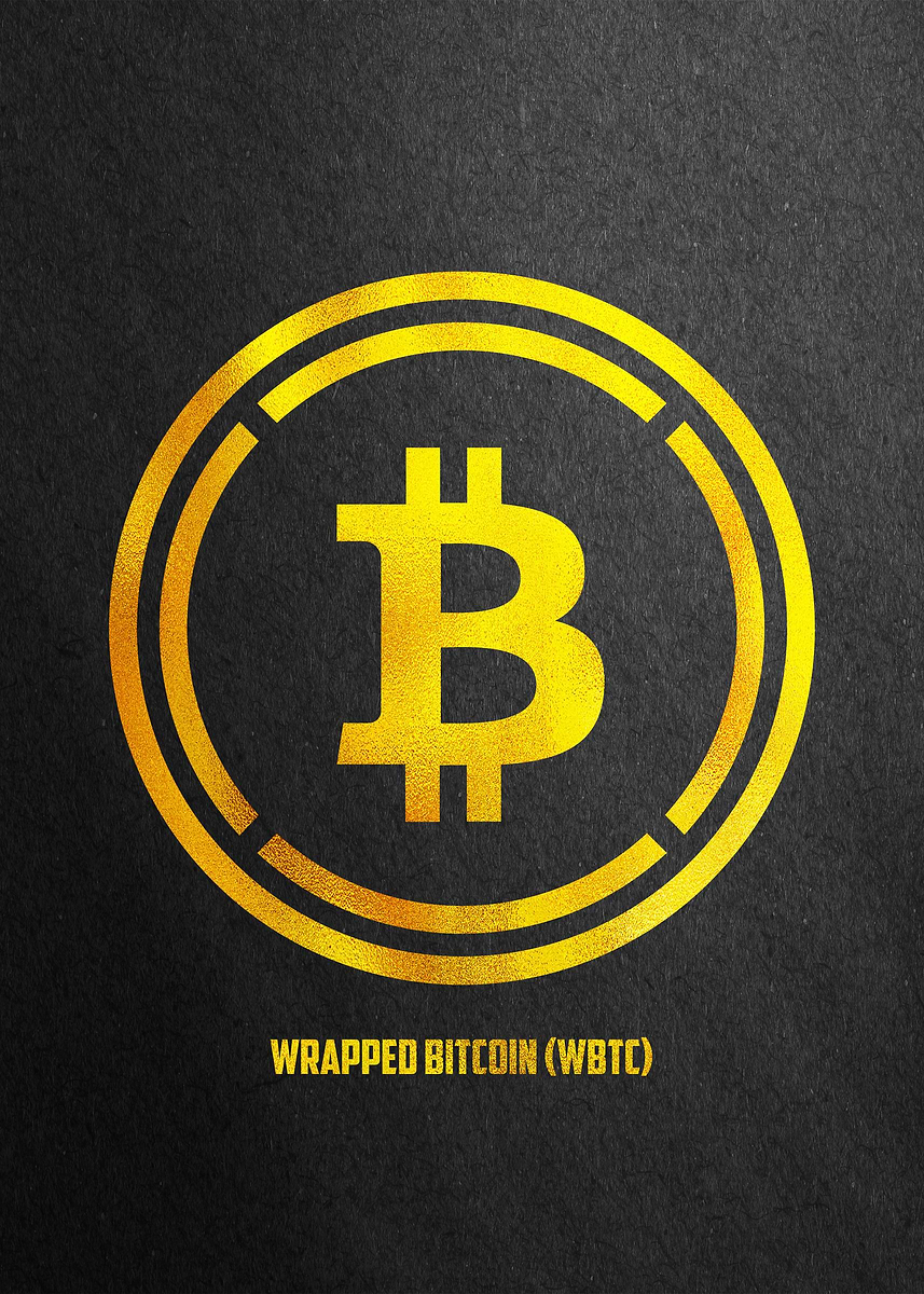 'WBTC Coin' Poster, picture, metal print, paint by Trending Music Retro ...