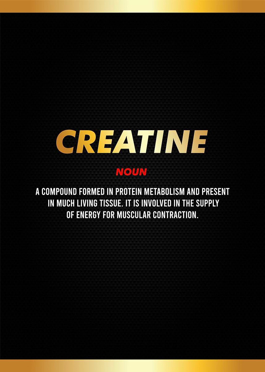 'creatine definition' Poster, picture, metal print, paint by Most ...