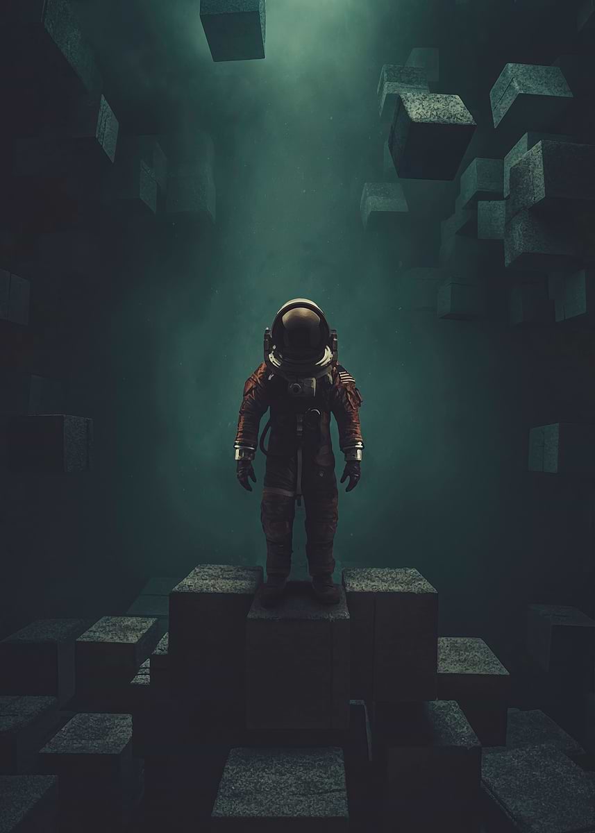 '4th Dimension' Poster, picture, metal print, paint by AndrejZT | Displate