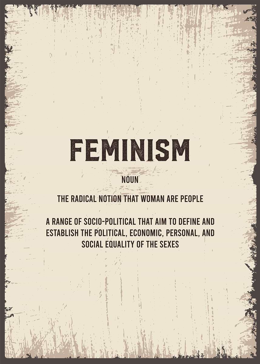 'feminism' Poster, picture, metal print, paint by Trending Awesome ...