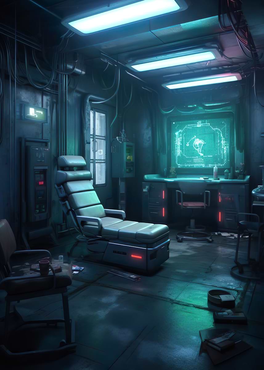 'Operating Room One' Poster, picture, metal print, paint by Core | Displate