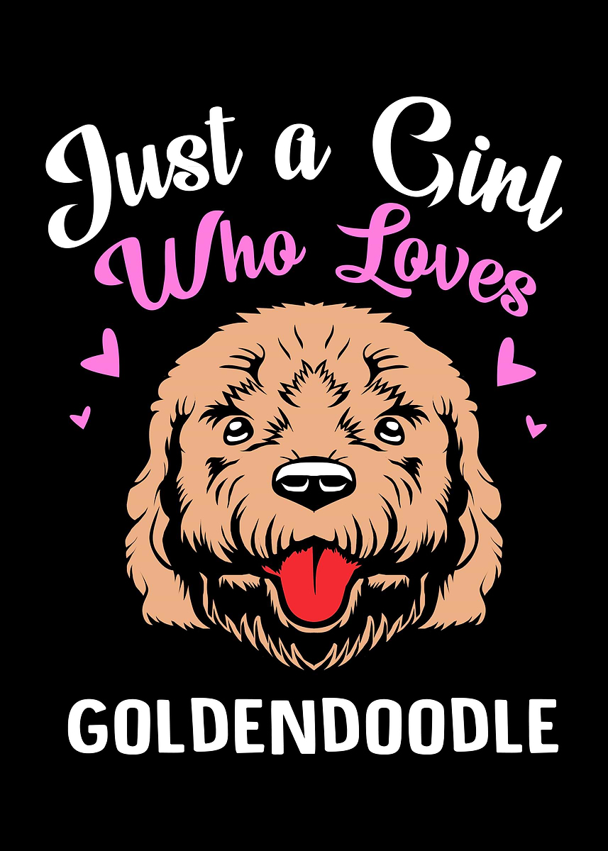 'Goldendoodle Dog Lover' Poster, picture, metal print, paint by ...