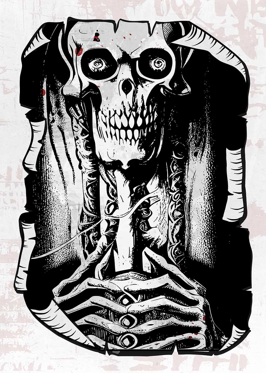 'Super Wicked Evil Dead' Poster, picture, metal print, paint by ...