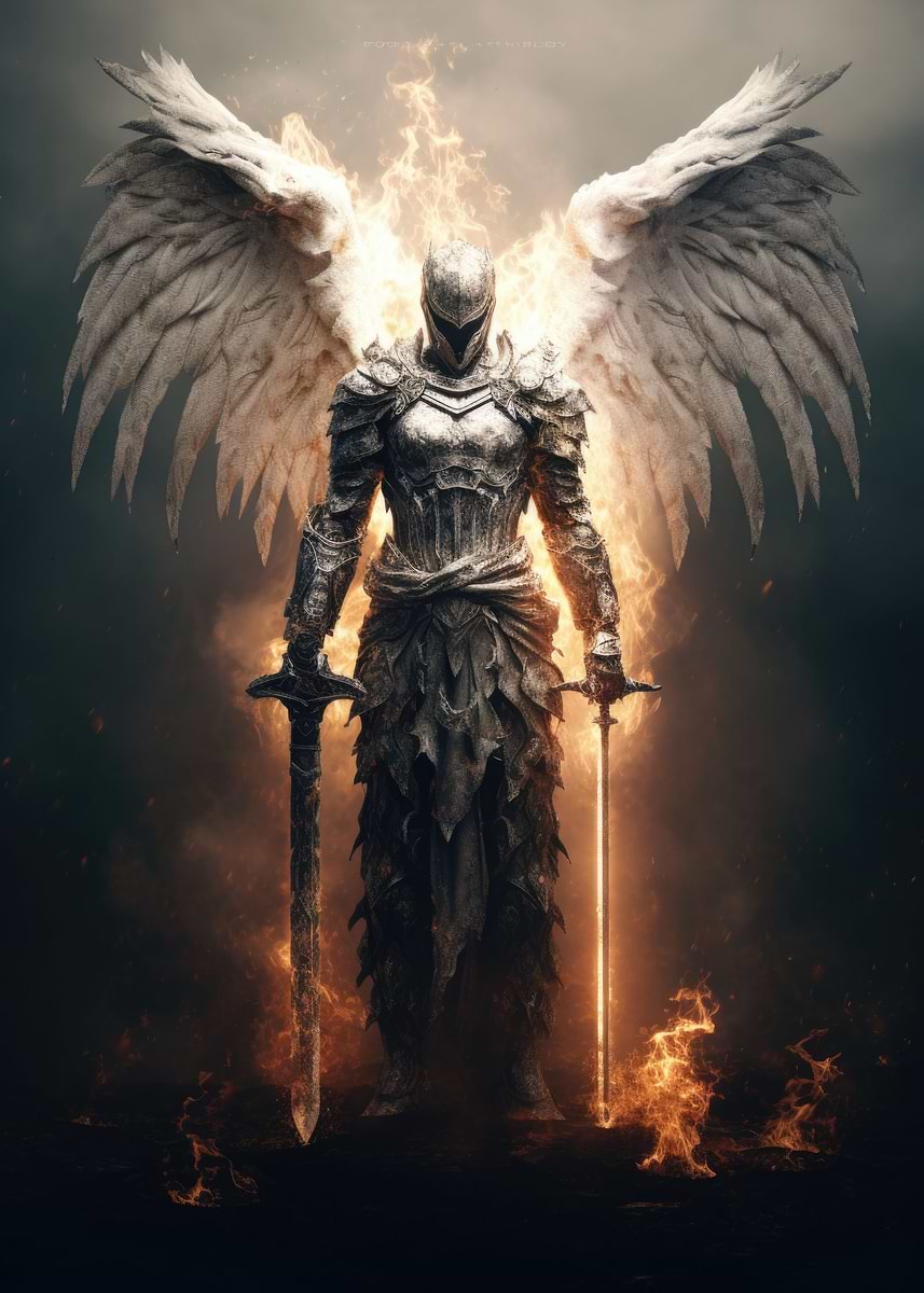 'Holy Knight' Poster, picture, metal print, paint by DM Photography ...