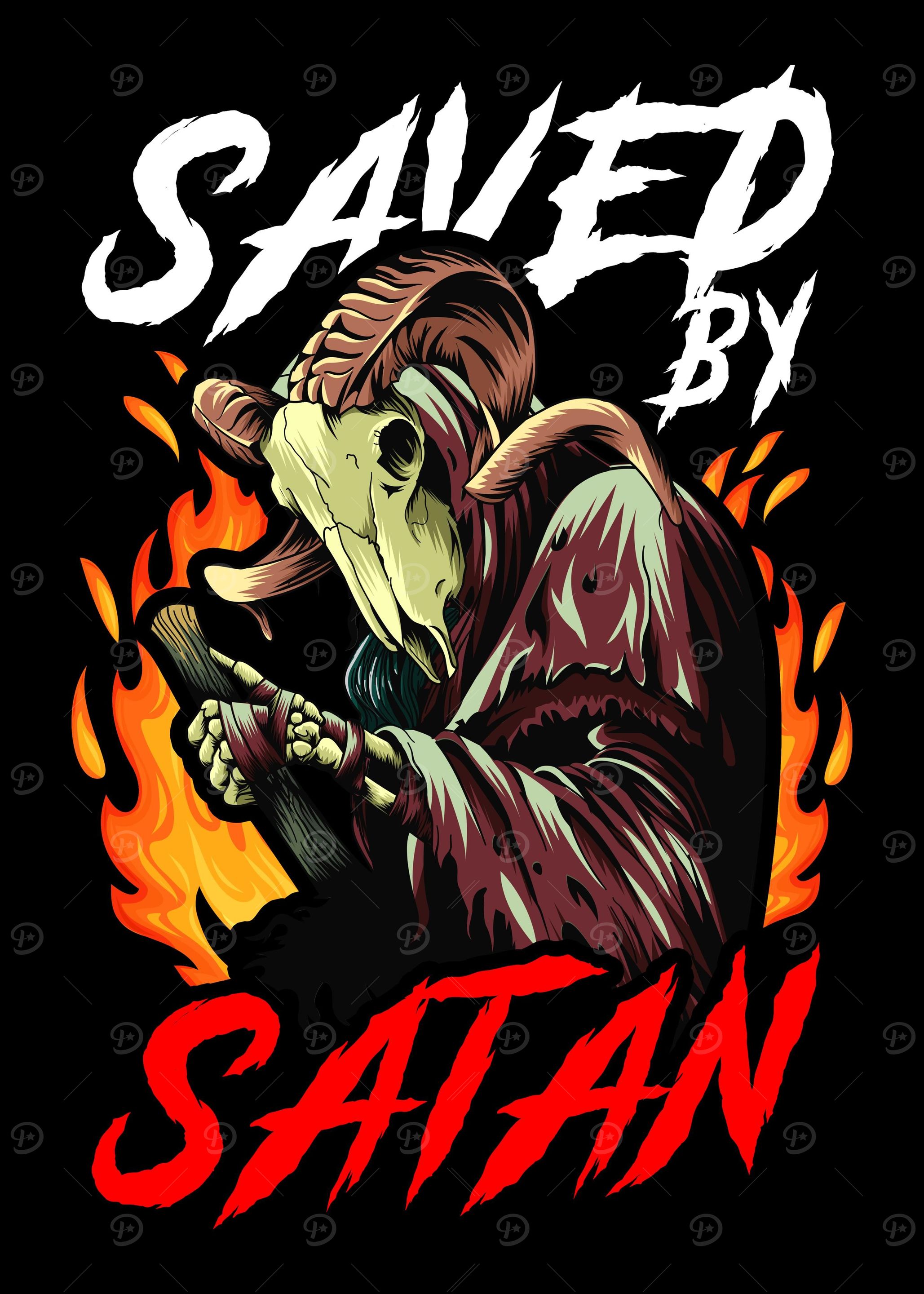'Funny Satanism Satanic' Poster, picture, metal print, paint by ...