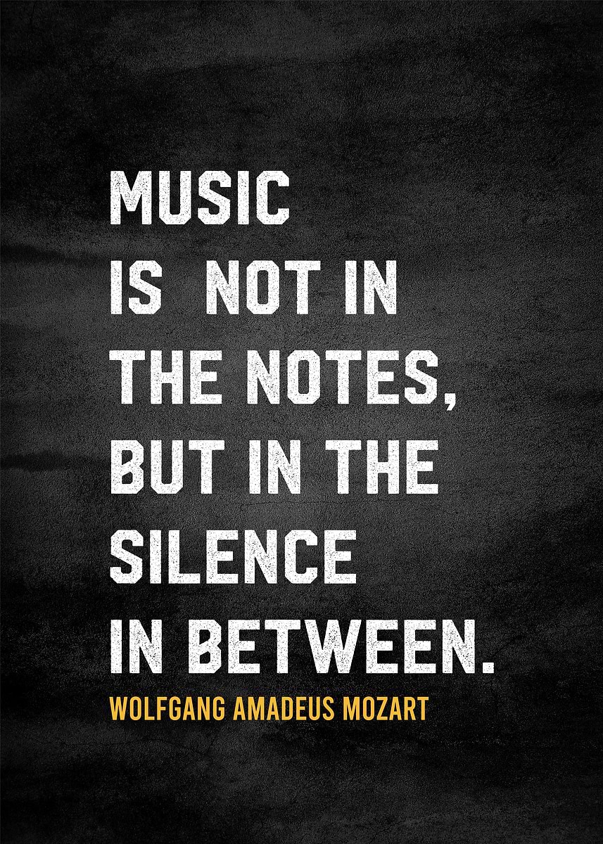 'inspirational music quotes' Poster, picture, metal print, paint by ...