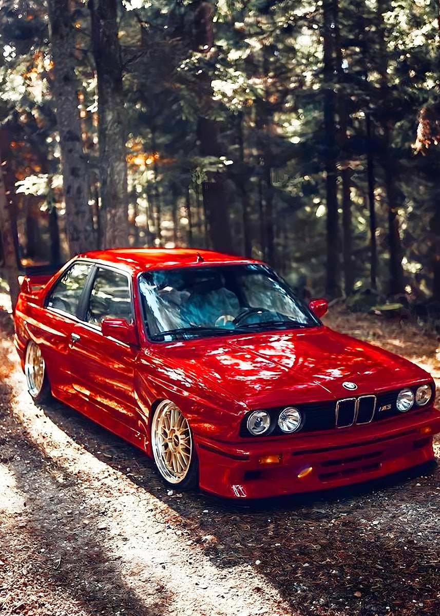 'BMW e30' Poster, picture, metal print, paint by Sport Cars | Displate