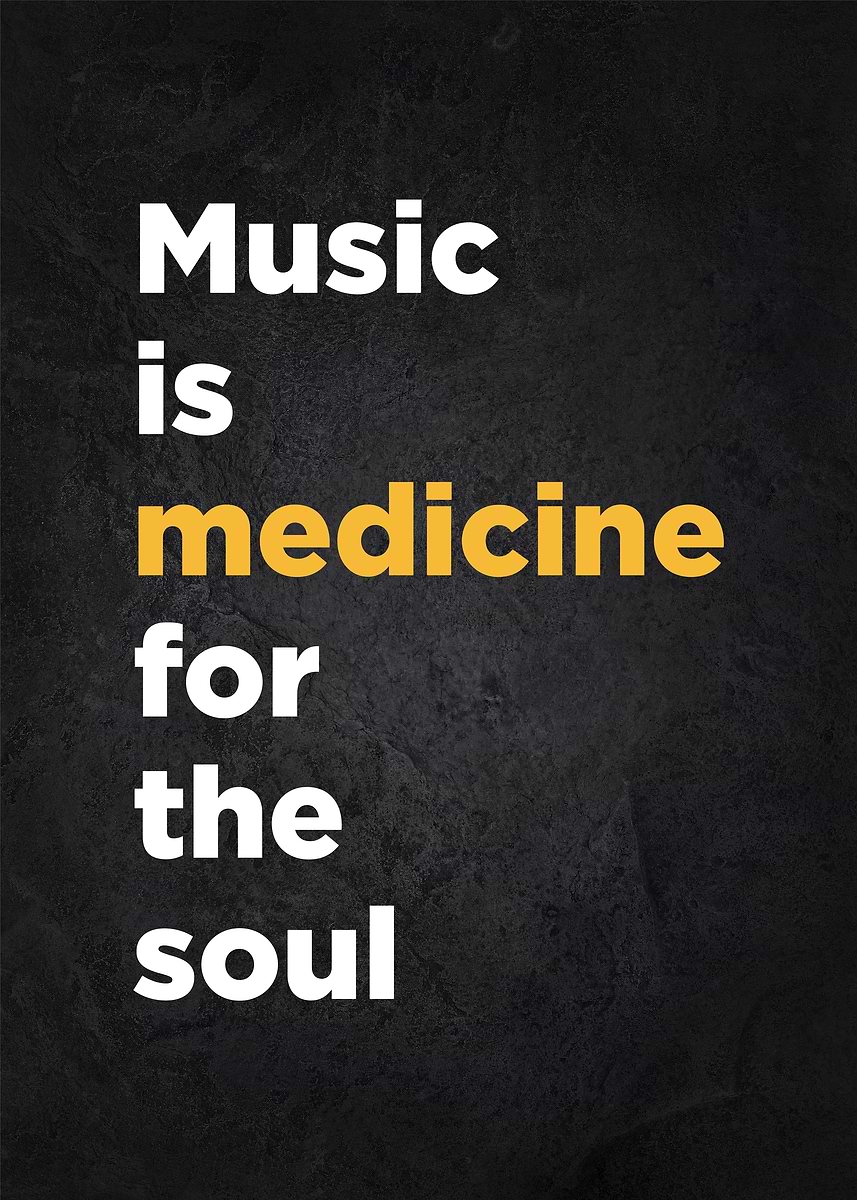 'inspirational music quotes' Poster, picture, metal print, paint by ...