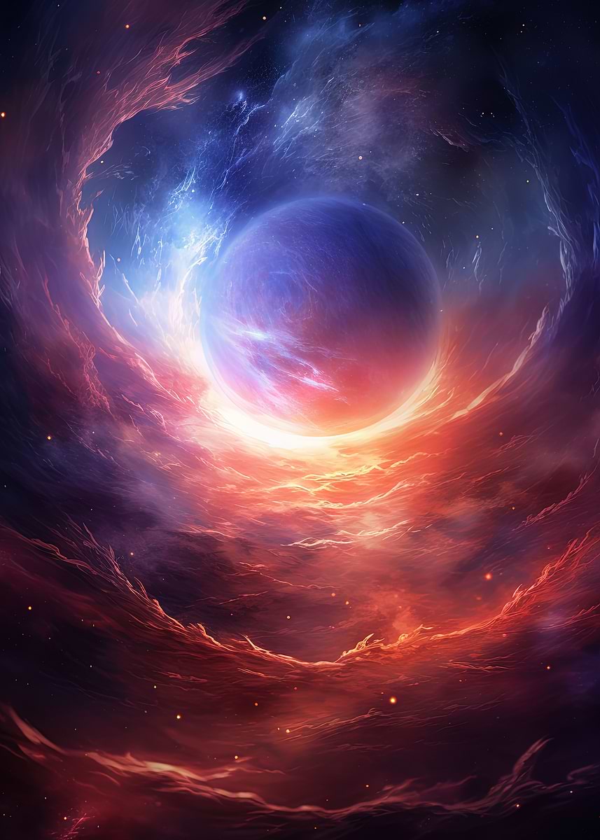 'Deep Space Explorations' Poster, picture, metal print, paint by ...