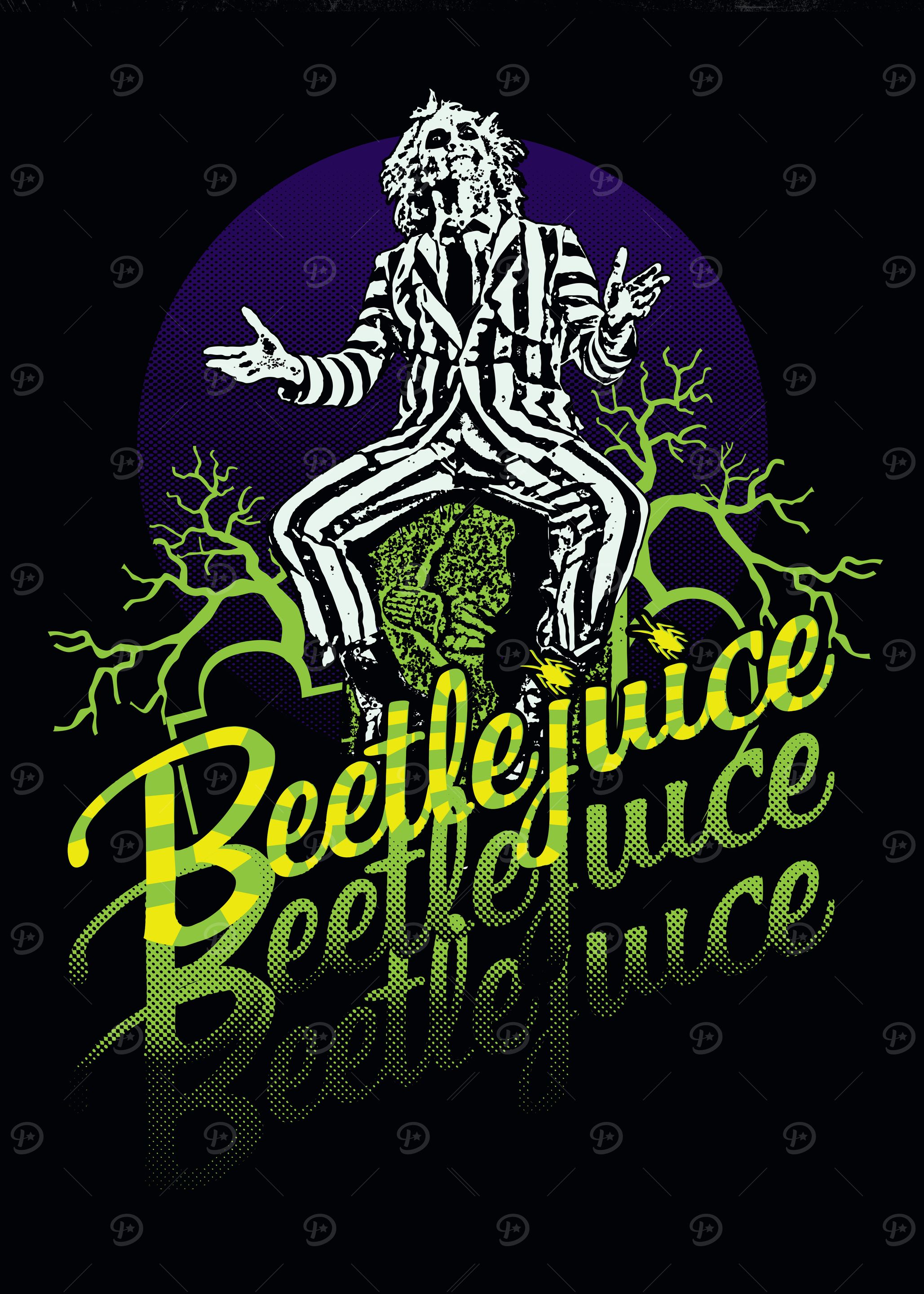 'Betelgeuse' Poster, picture, metal print, paint by Beetlejuice | Displate