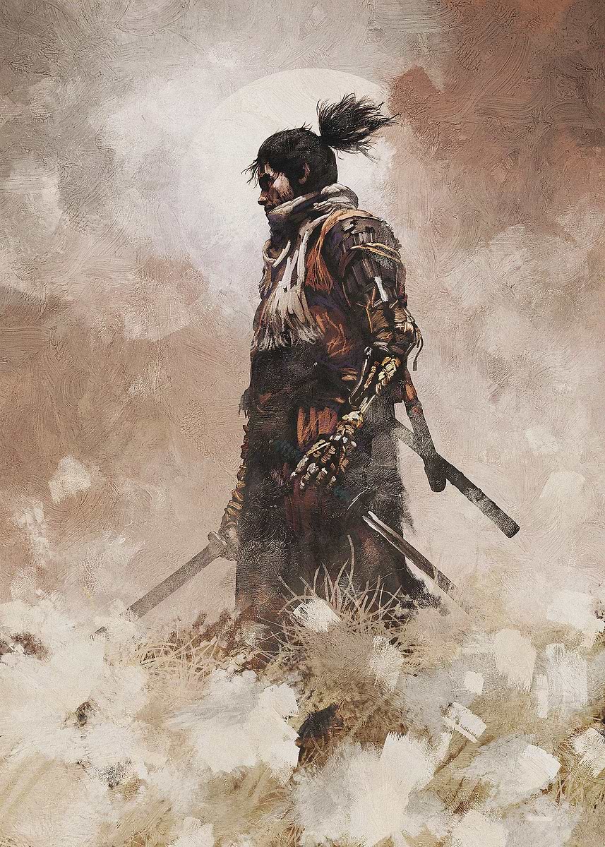 'Shinobi' Poster, picture, metal print, paint by Anato Finnstark | Displate