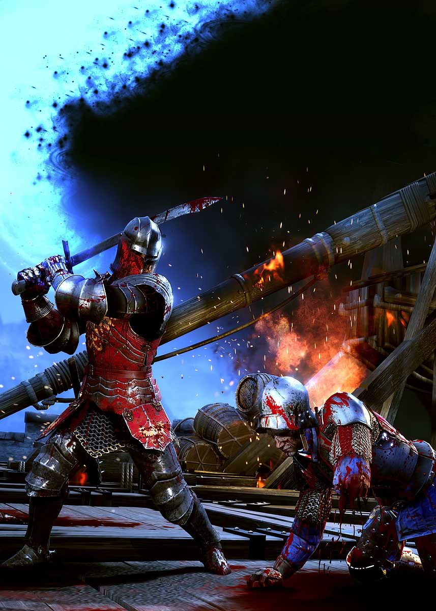 'Chivalry' Poster, picture, metal print, paint by cameron amber | Displate