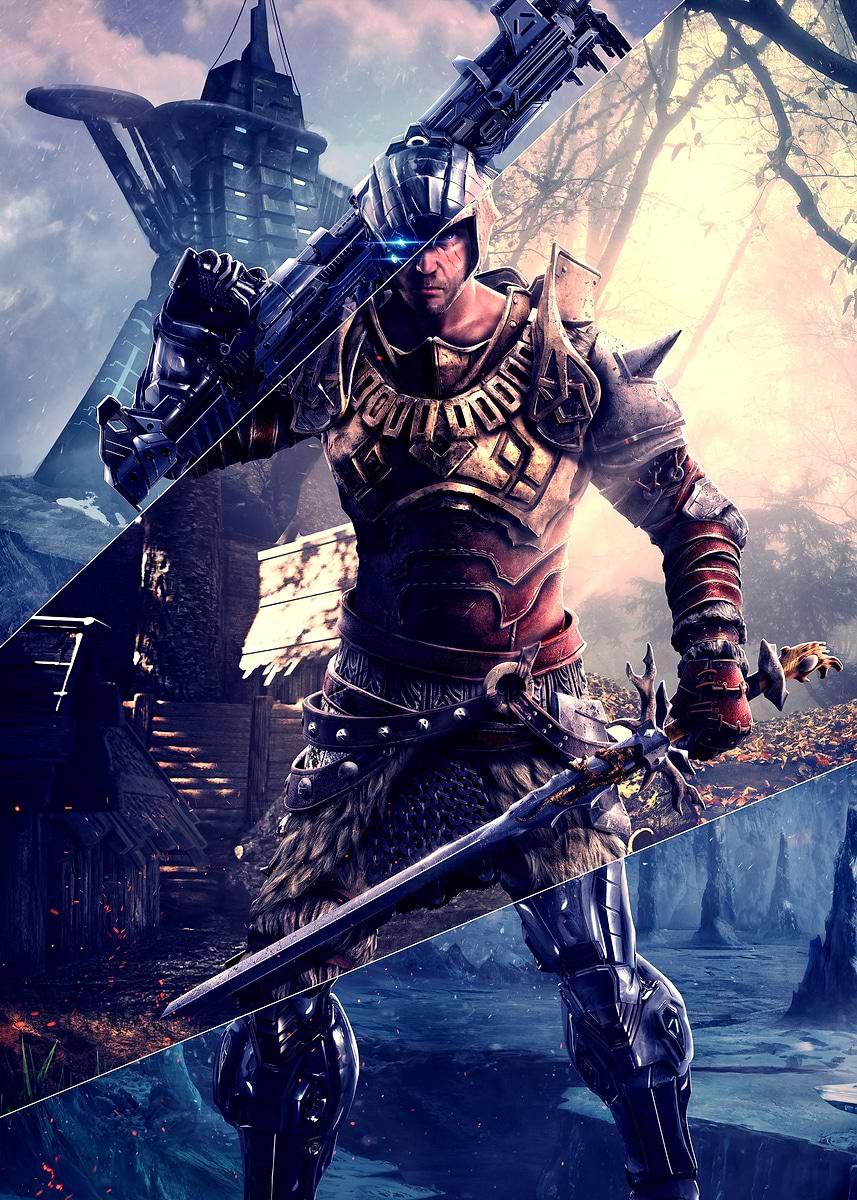 'ELEX' Poster, picture, metal print, paint by eL galaticos | Displate