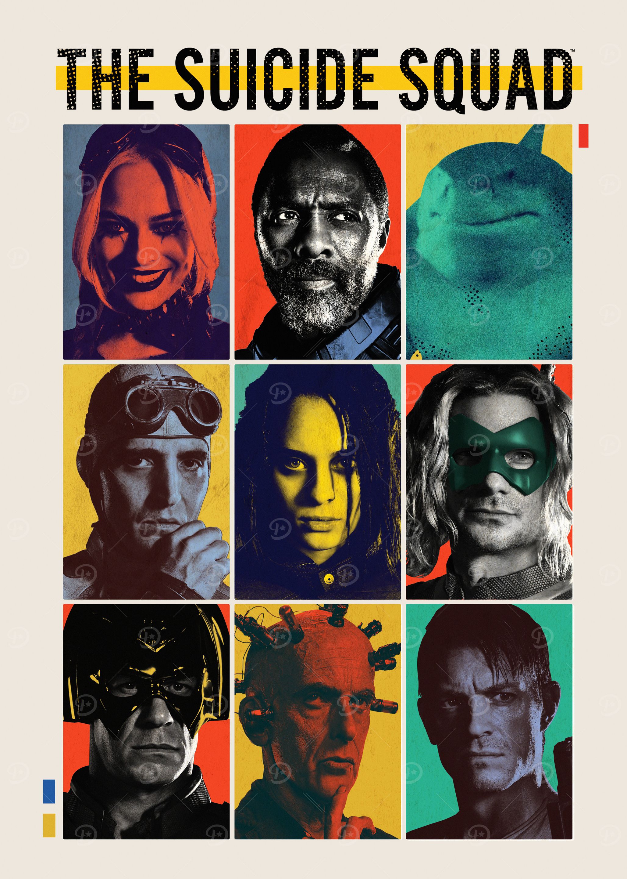'The Suicide Squad' Poster, picture, metal print, paint by DC Comics | Displate