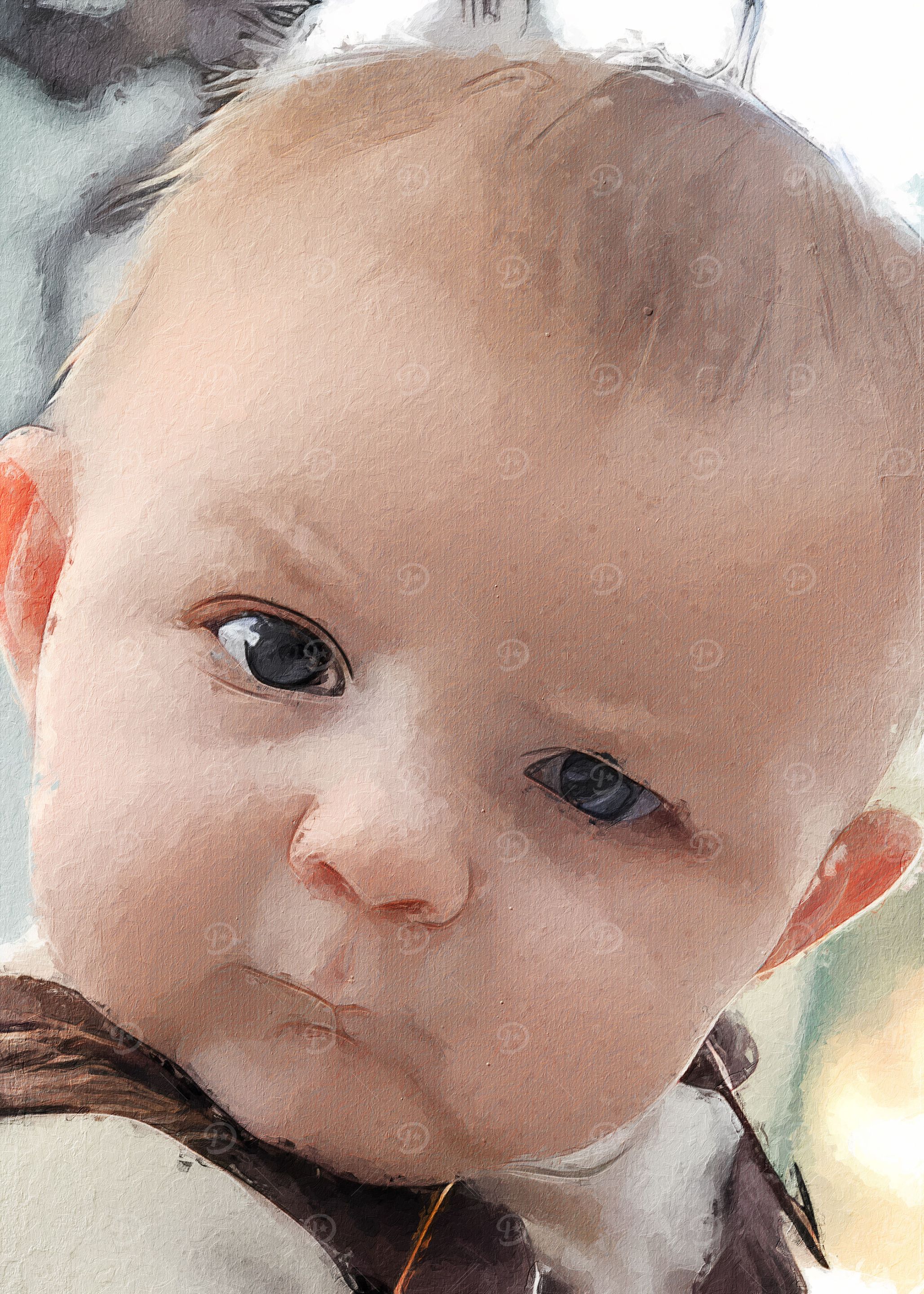 'Skeptical Baby Meme' Poster, picture, metal print, paint by Meme Daily ...