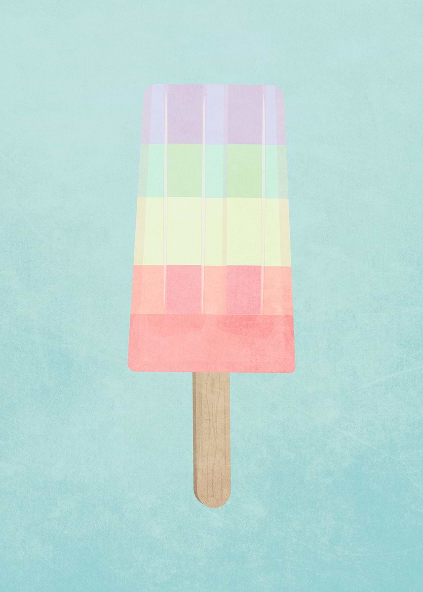 'Rainbow popsicle' Poster, picture, metal print, paint by Ricky Aditya ...