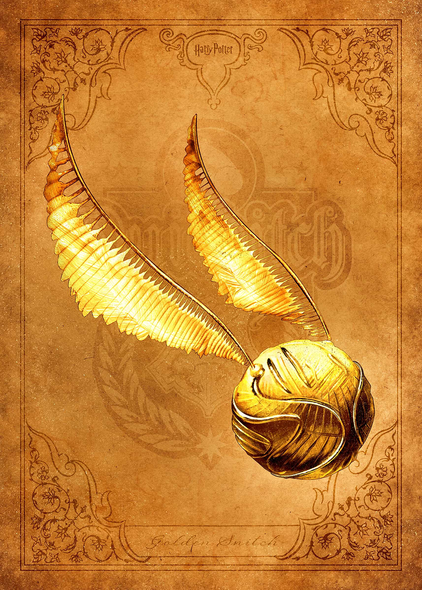 'Golden Snitch' Poster, picture, metal print, paint by Wizarding World ...