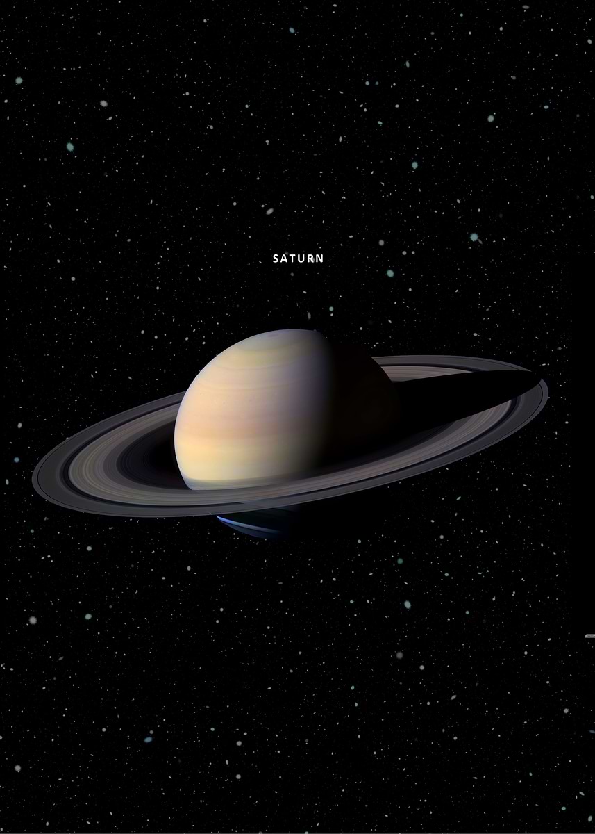 'Saturn Space' Poster, picture, metal print, paint by gani ismail ...