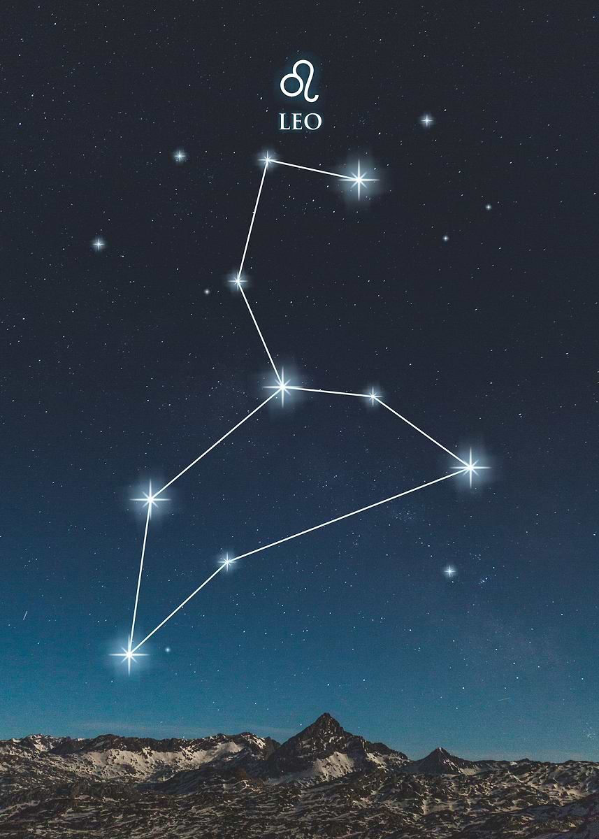 'LEO ZODIAC STAR' Poster, picture, metal print, paint by yunur mawan ...