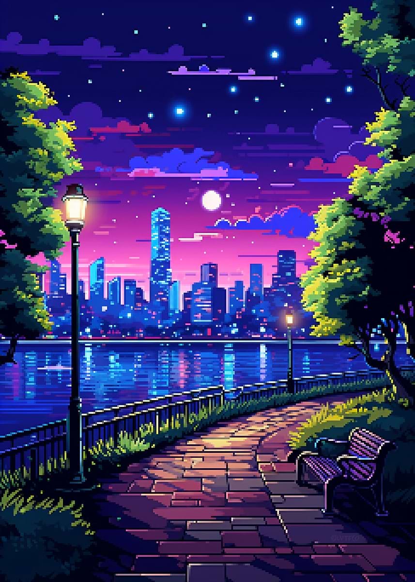 'New York City Pixel' Poster, picture, metal print, paint by LVTFCO ...