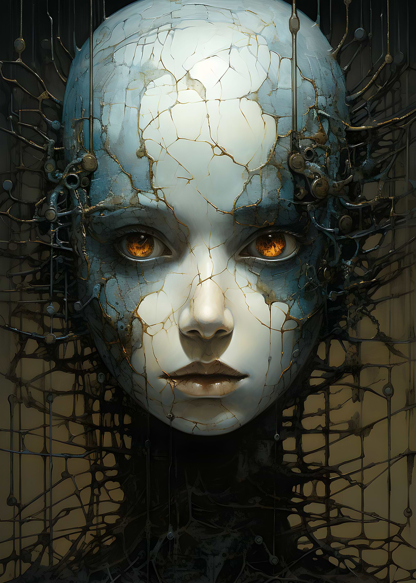 'Humanoid NR1' Poster, picture, metal print, paint by dostiphotography ...