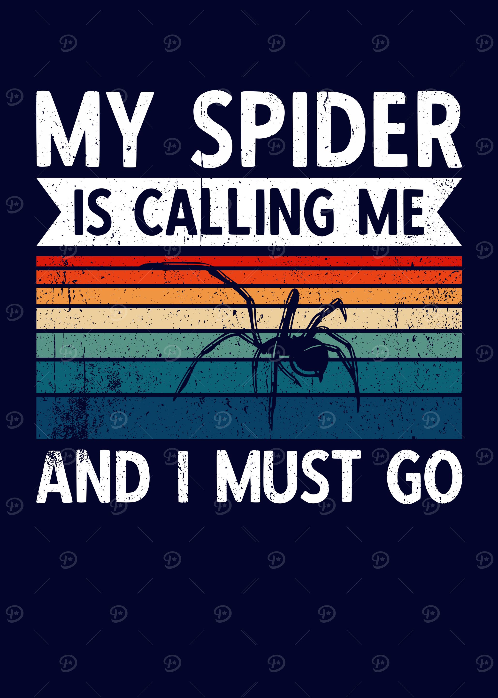 'Spider Owner Spiders' Poster, picture, metal print, paint by MzumO ...