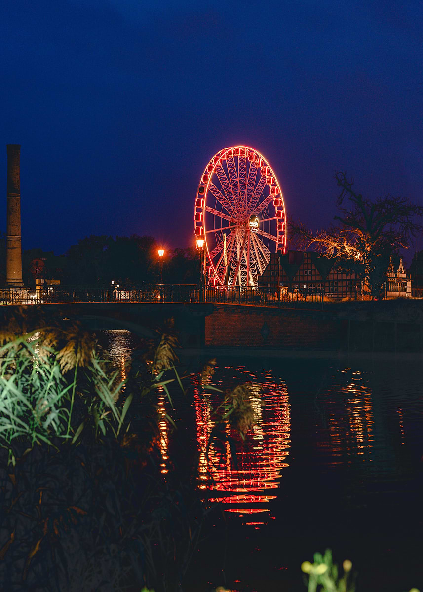 'Big Wheel' Poster, picture, metal print, paint by Malwina Lewinska ...