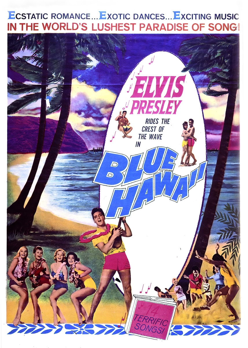 'Blue Hawaii' Poster, picture, metal print, paint by Elvis Presley ...