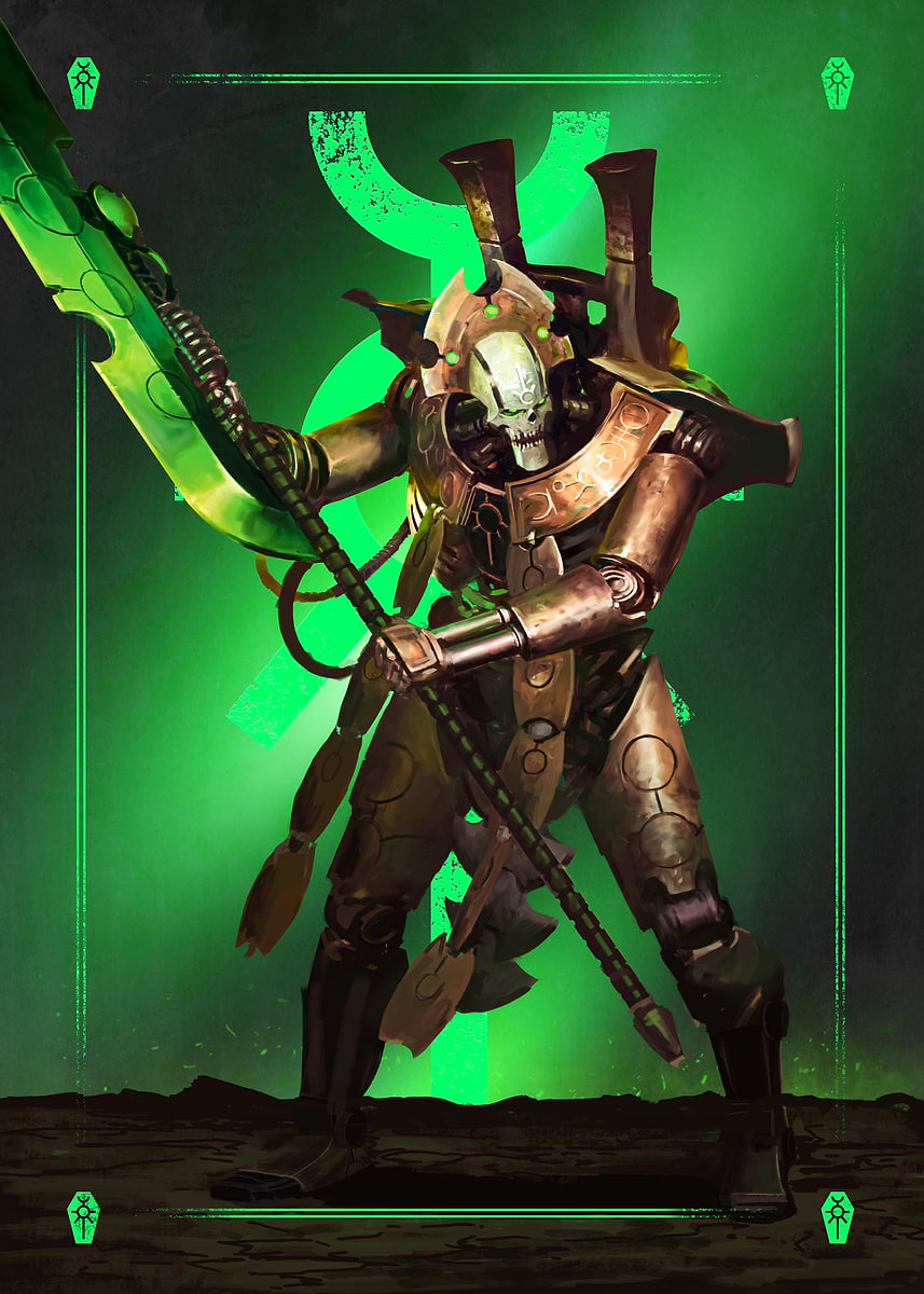 'Necron Overlord' Poster, picture, metal print, paint by Warhammer ...