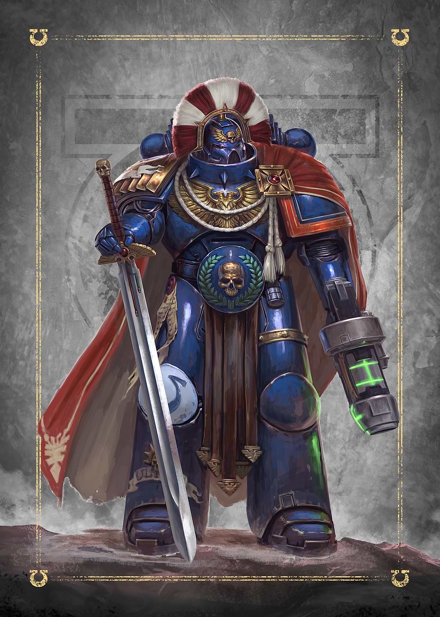 'Ultramarines Mikael Fabian' Poster, picture, metal print, paint by ...