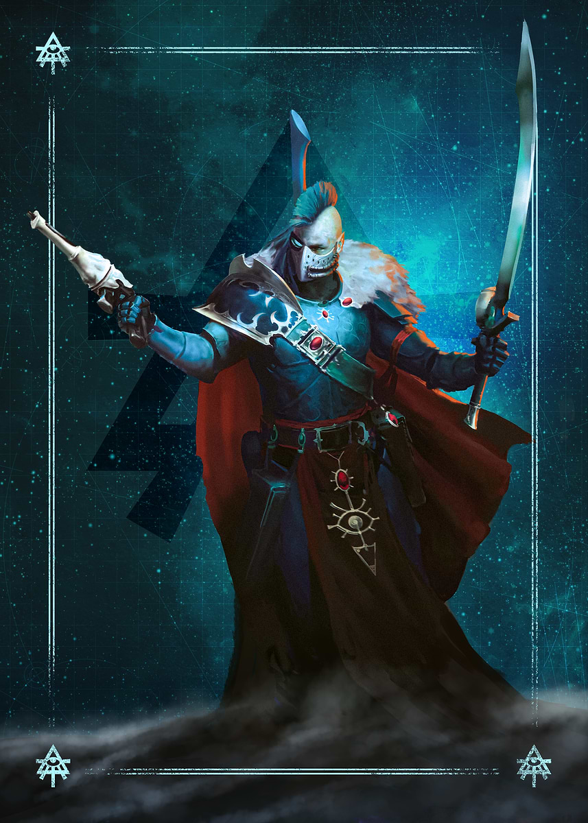 'Aeldari Corsair' Poster, picture, metal print, paint by Warhammer ...