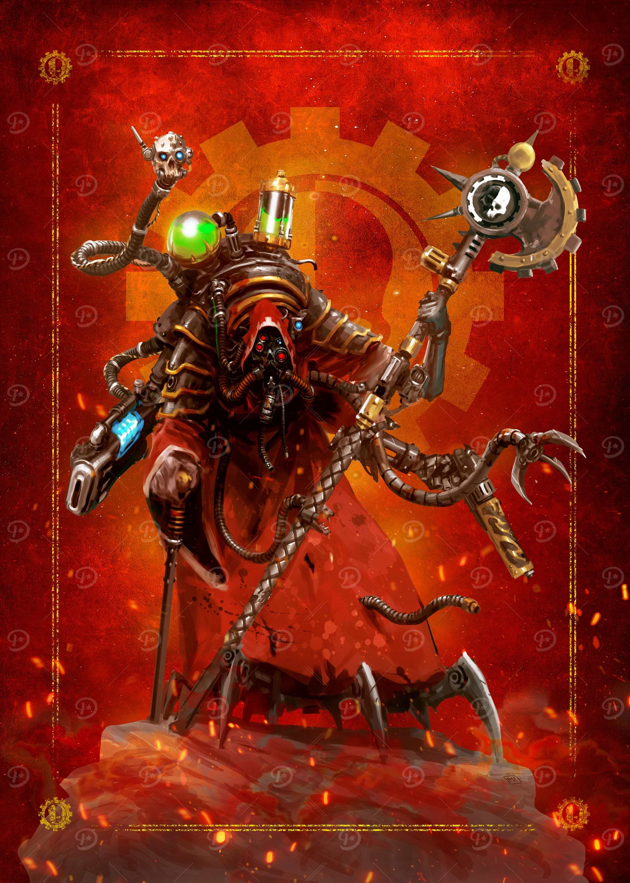 'Adeptus Mechanicus 4' Poster, picture, metal print, paint by Warhammer ...