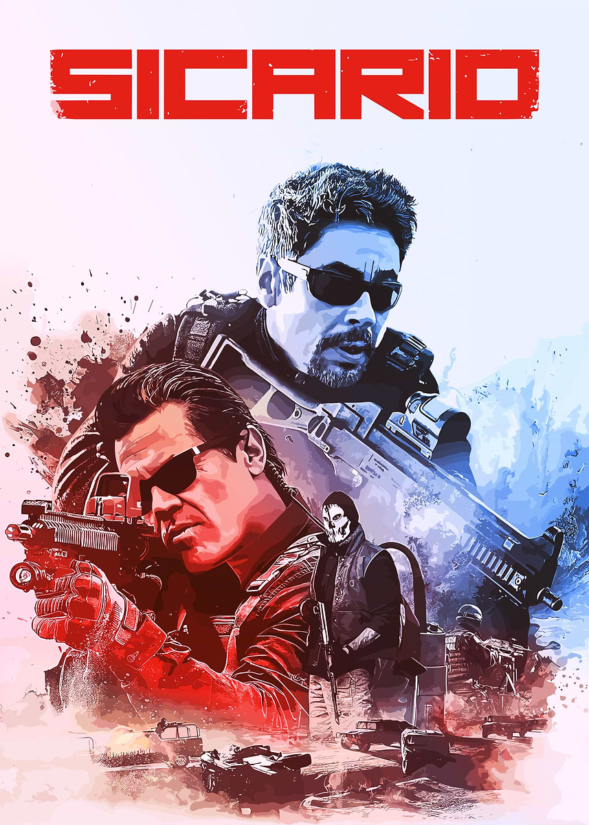 'Sicario Movie Poster' Poster, picture, metal print, paint by NuMaNi ...