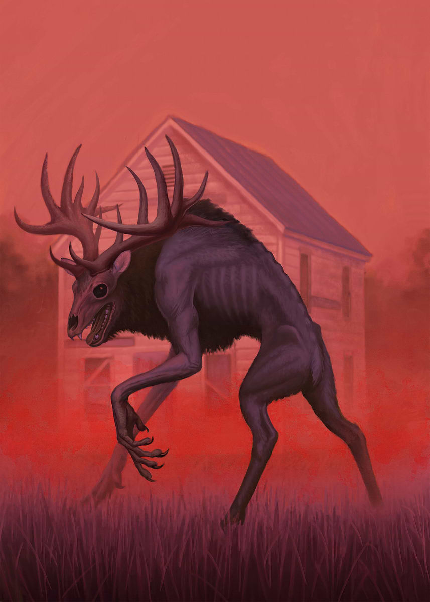 'Wendigo HORROR poster' Poster, picture, metal print, paint by gani ...