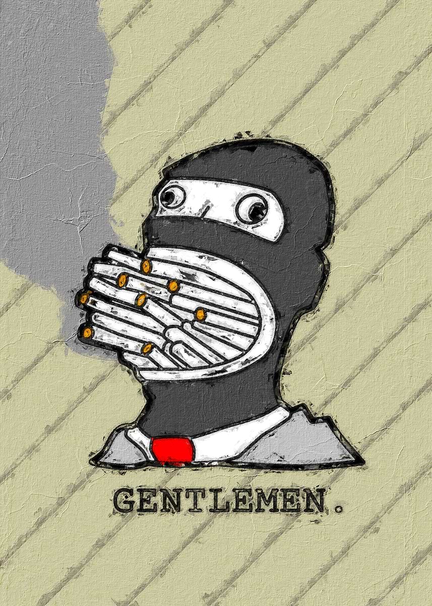 'Gentelman Meme' Poster, picture, metal print, paint by Meme Daily ...